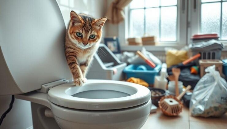 Can You Flush Cat Poop Down the Toilet? - The Little Fluff Pedia