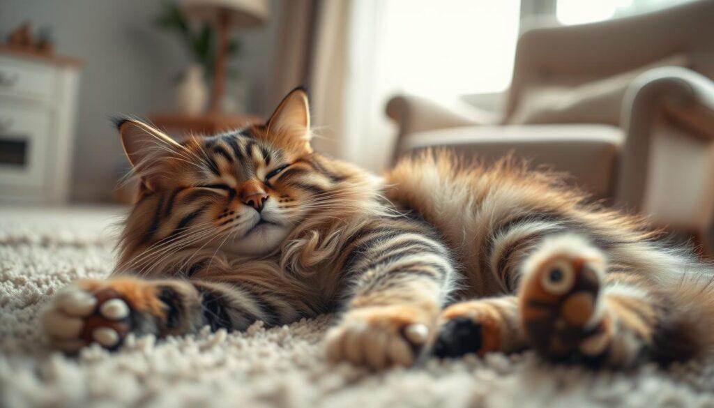 Why Does My Cat Flop on Her Side? - The Little Fluff Pedia
